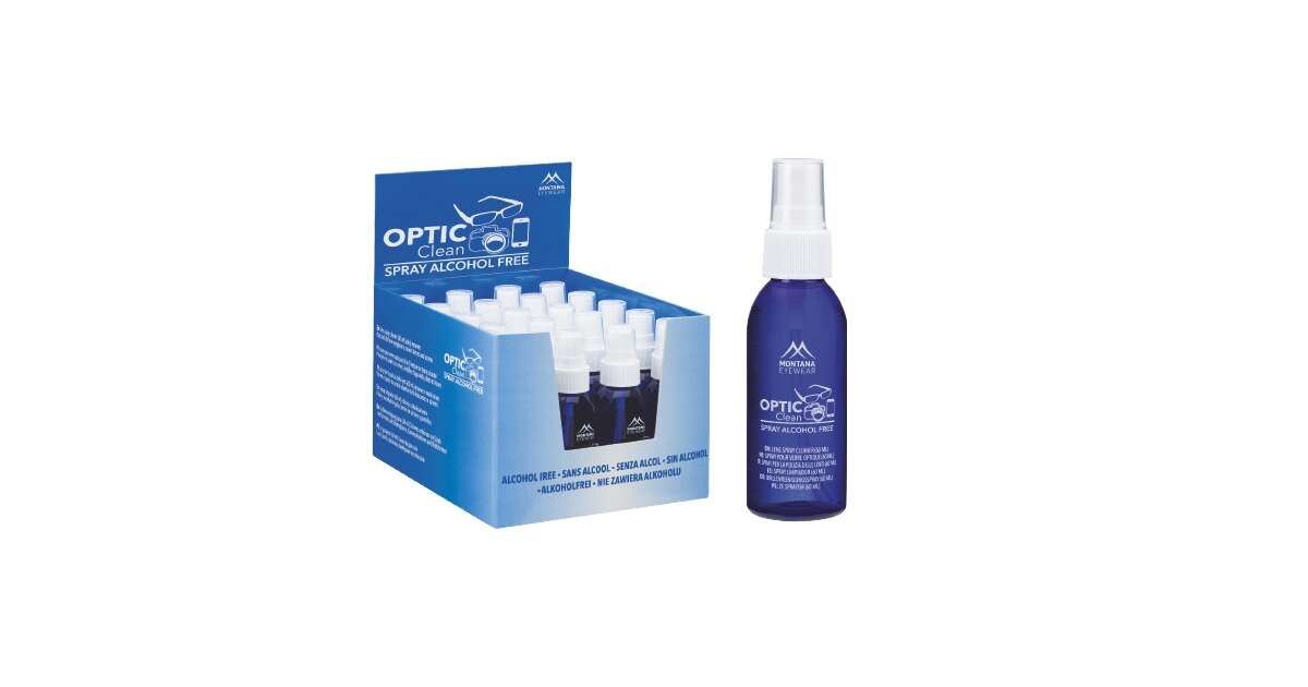Płyny do szkieł: Optic Clean Spray Montana 60 ml - Salon Optyczny eOptic.pl